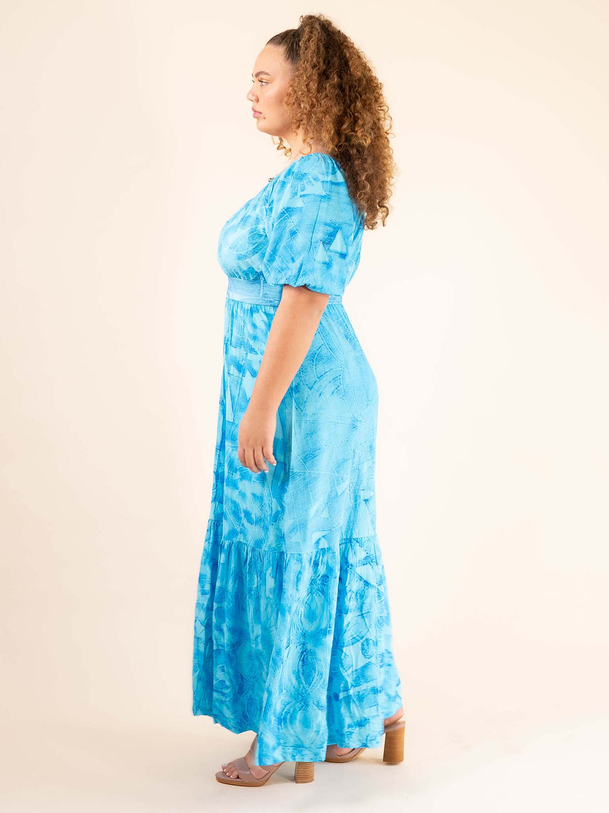Sheena Dress Long - Sky – Tav